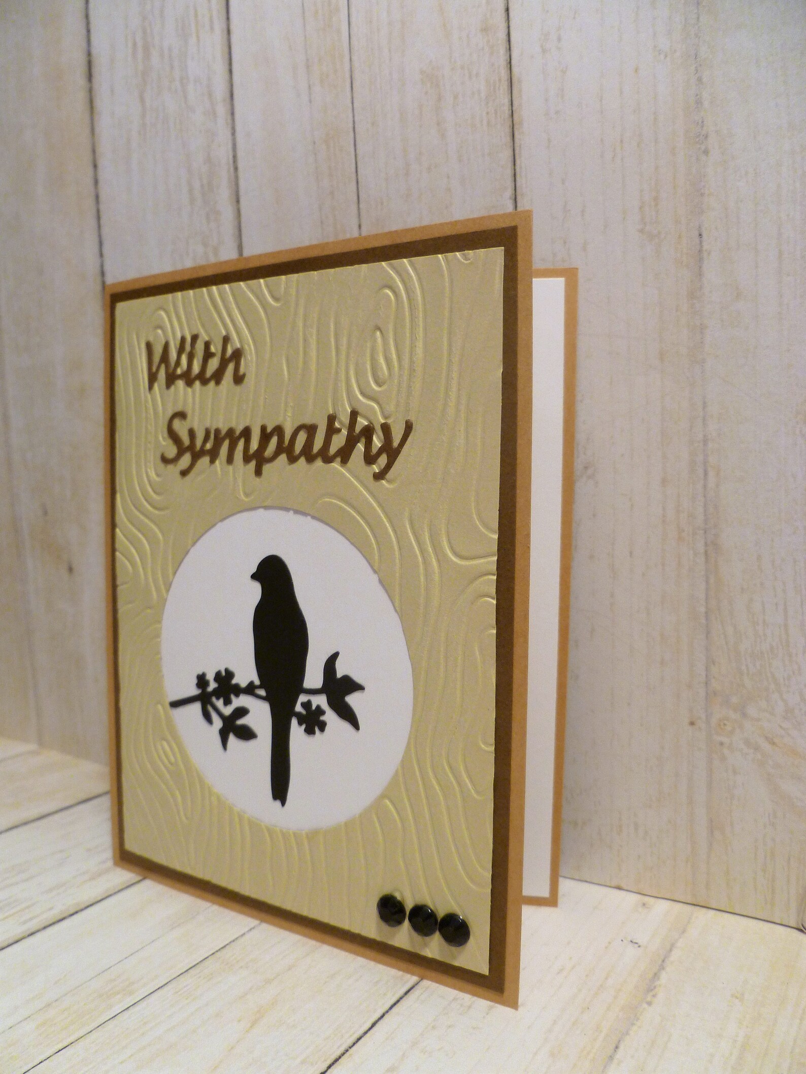 Handmade Bird Sympathy Card Bird Memorial Card Bird Sympathy - Etsy