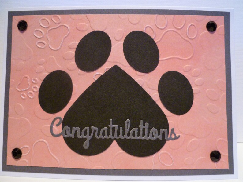 Handmade New Pet Adoption Greeting Card New Pet Card Dog | Etsy