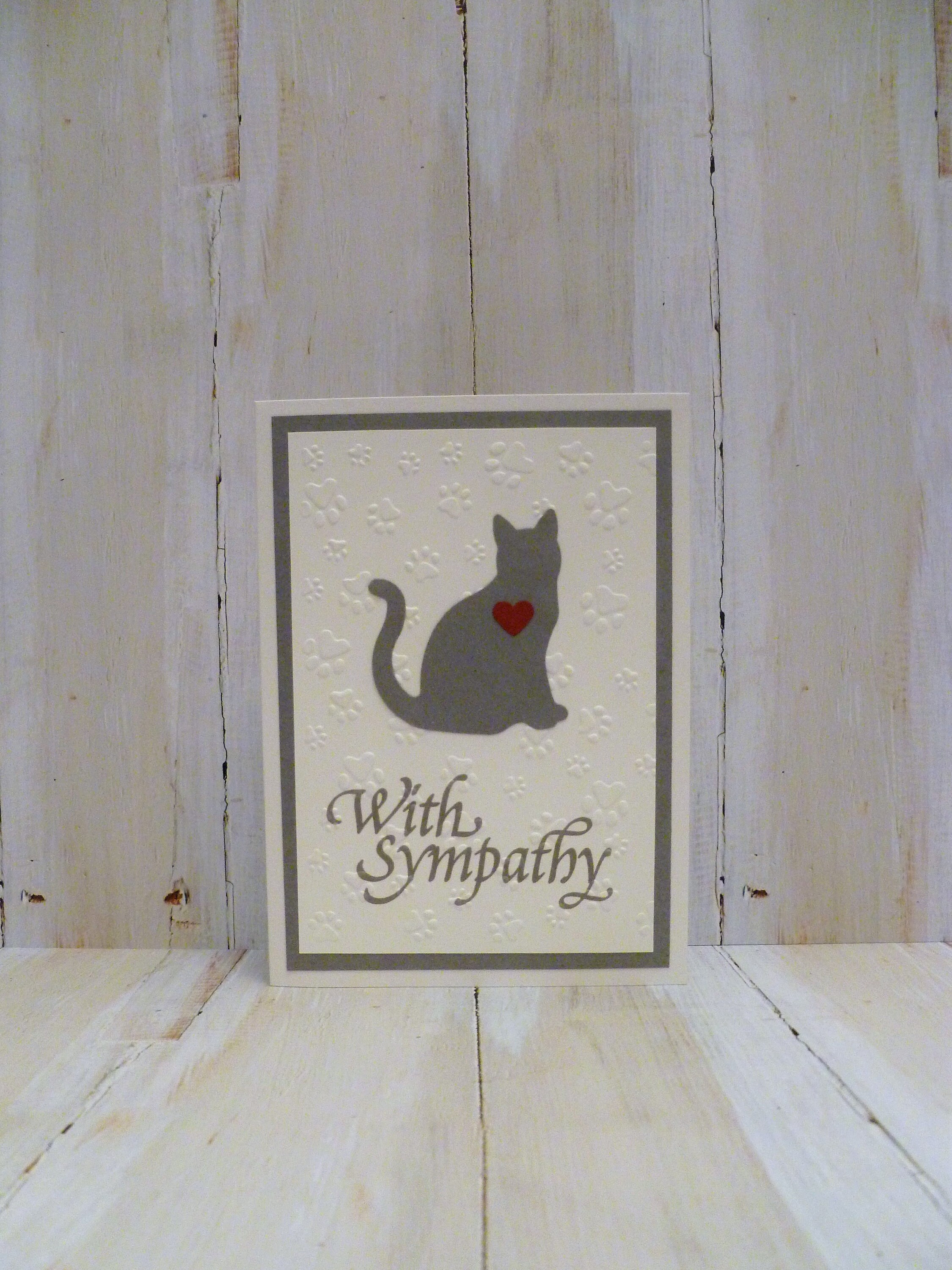 Handmade Russian Blue Sympathy Card Russian Blue Memorial | Etsy