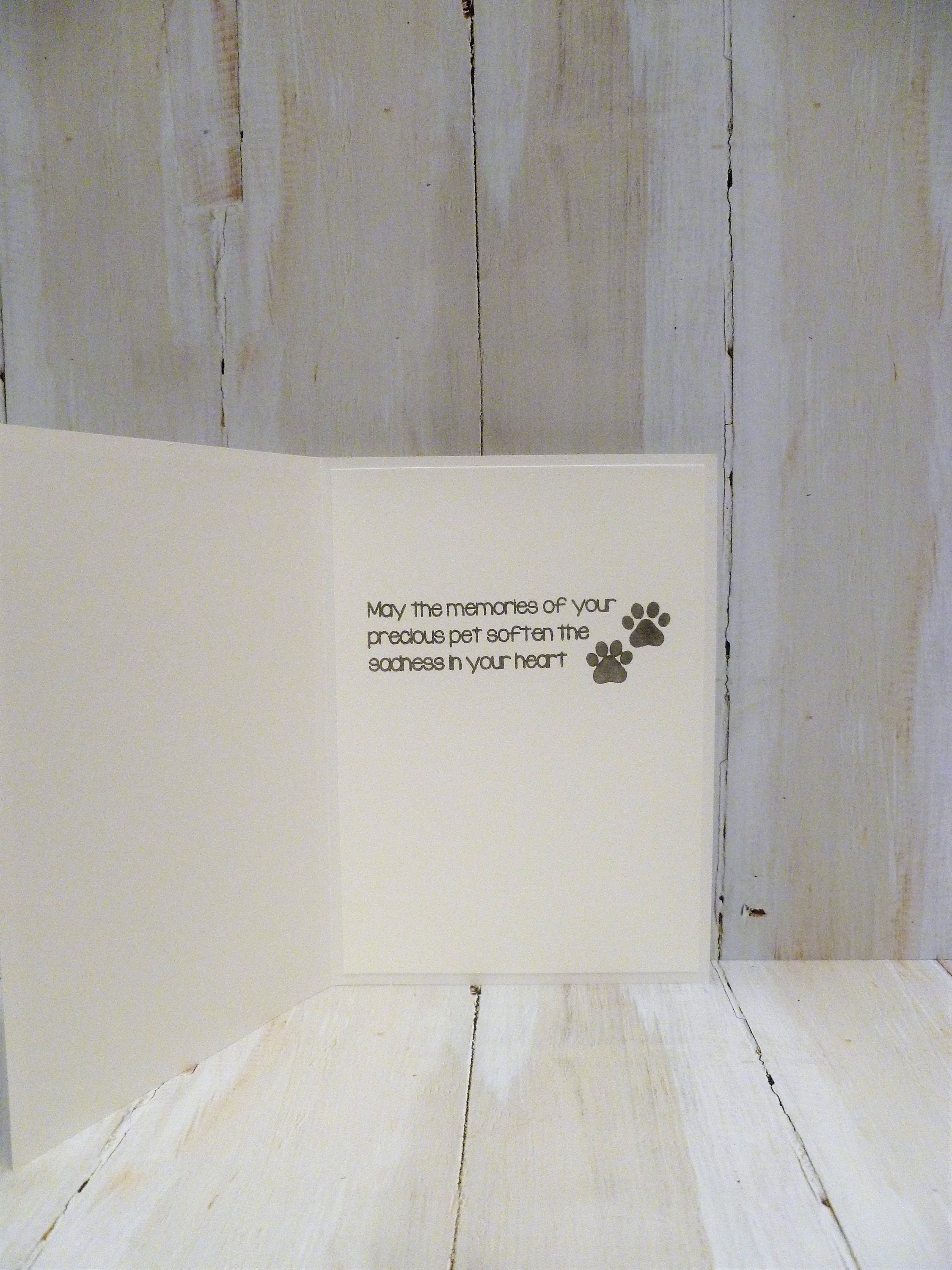 Handmade Russian Blue Sympathy Card Russian Blue Memorial | Etsy
