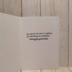 Handmade Blue Great Dane Sympathy Card, Silver Great Dane Sympathy Card ...