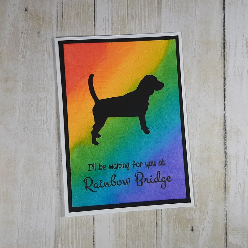 Rainbow Bridge Card - Etsy