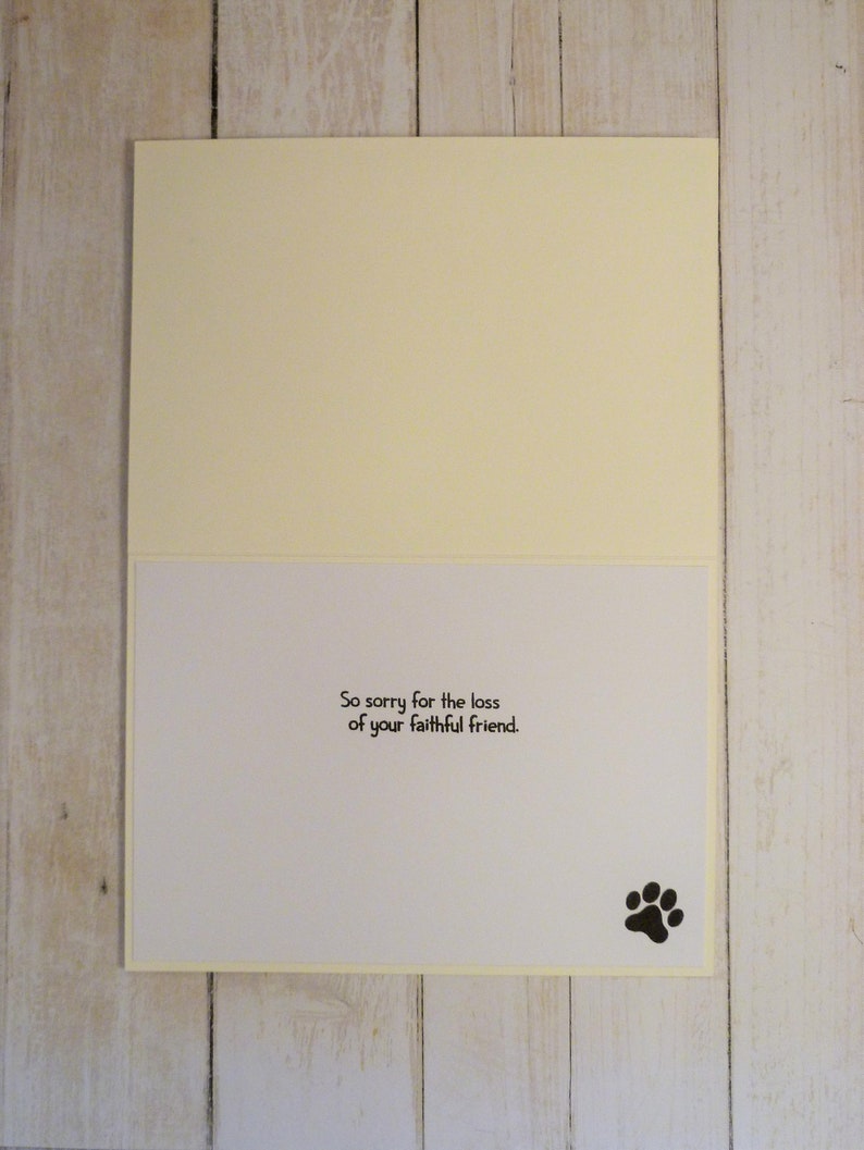 Handmade Fawn Great Dane Sympathy Card Great Dane Memorial - Etsy
