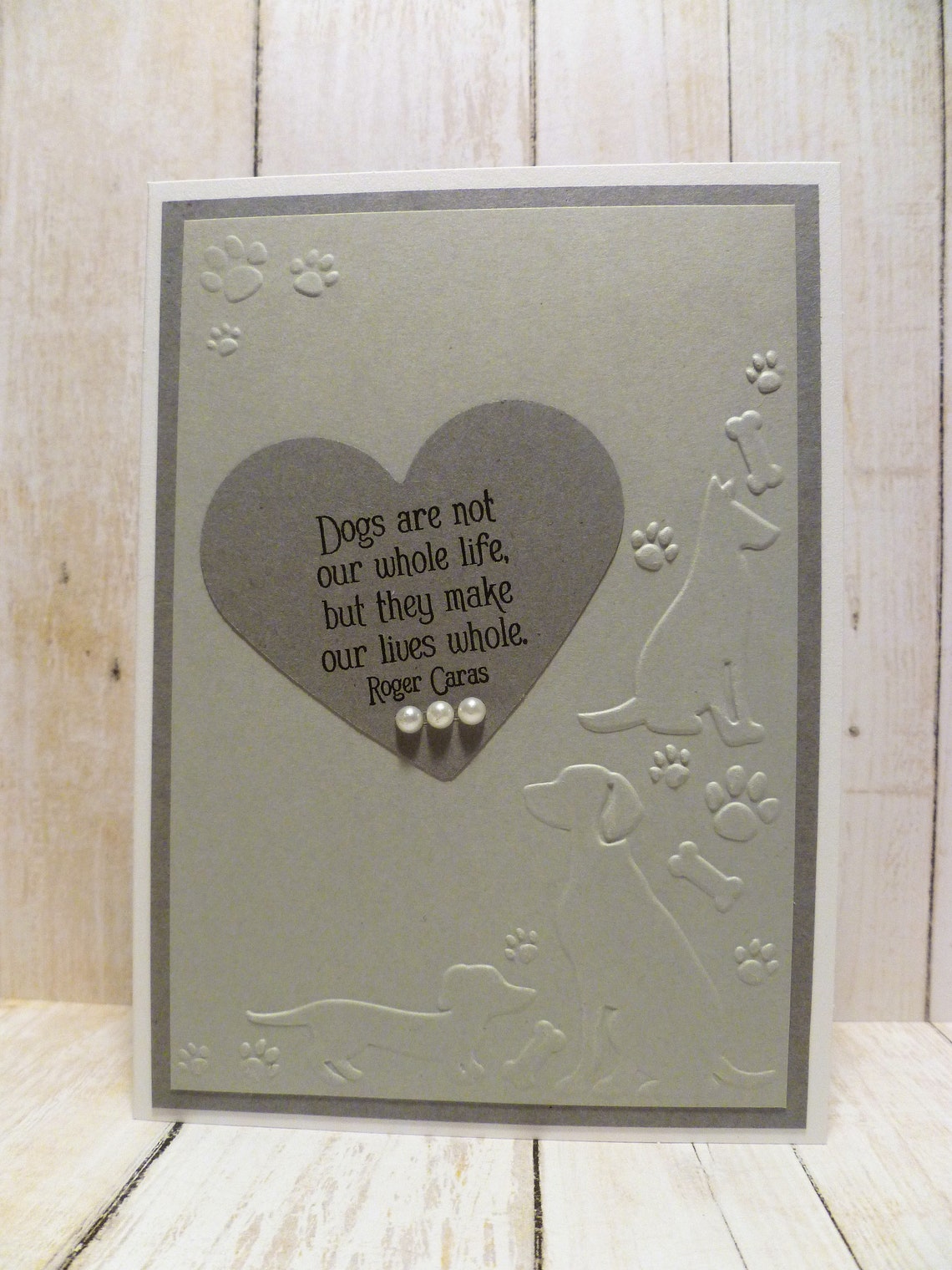 Handmade Dog Sympathy Card Dog Memorial Card Pet Sympathy | Etsy
