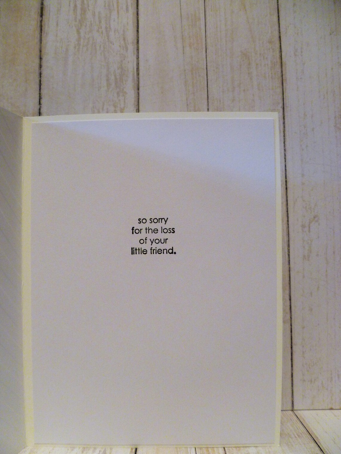 Handmade Bird Sympathy Card, Bird Condolence Card, Bird Memorial Card ...