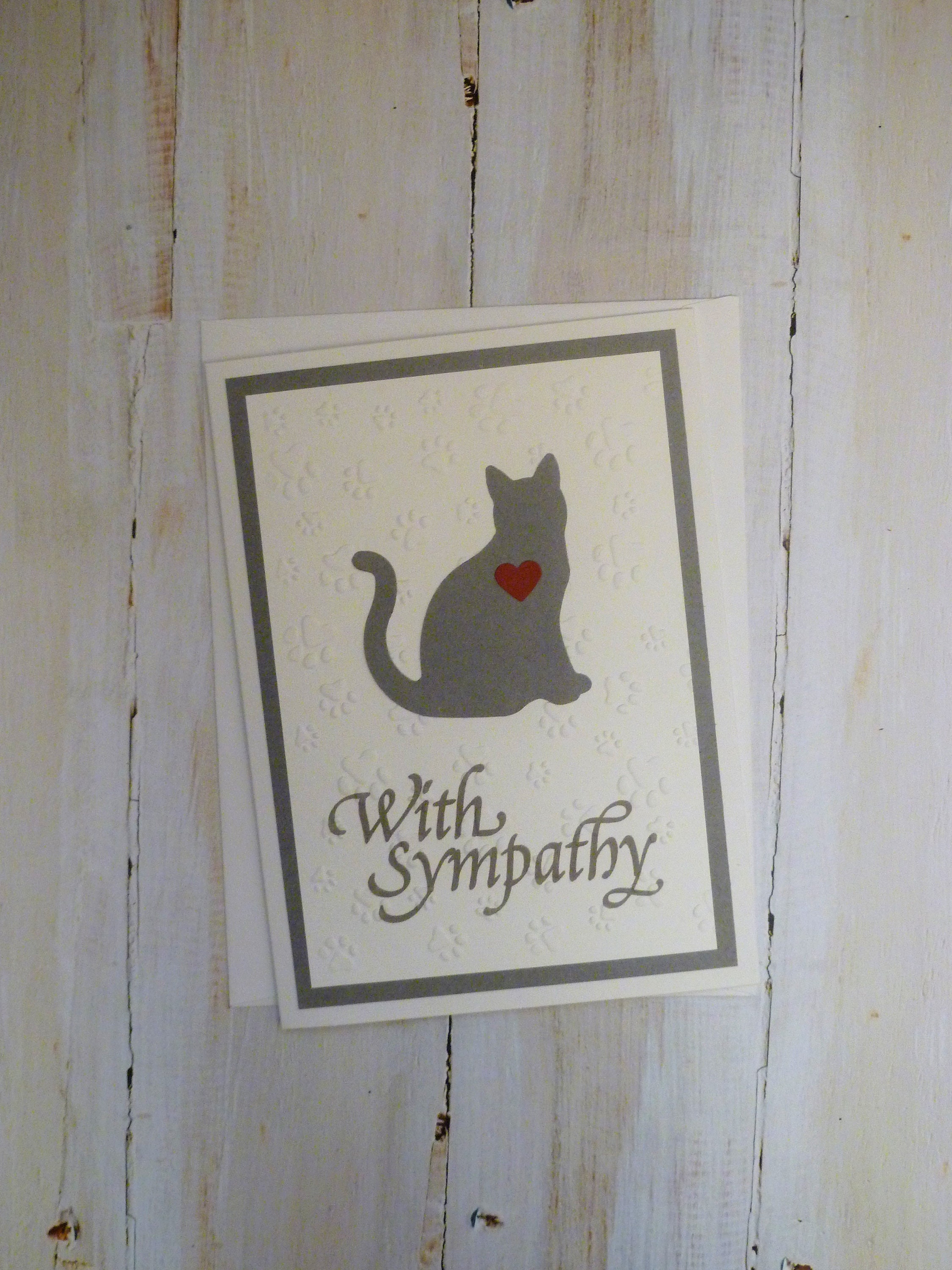 Handmade Russian Blue Sympathy Card Russian Blue Memorial | Etsy