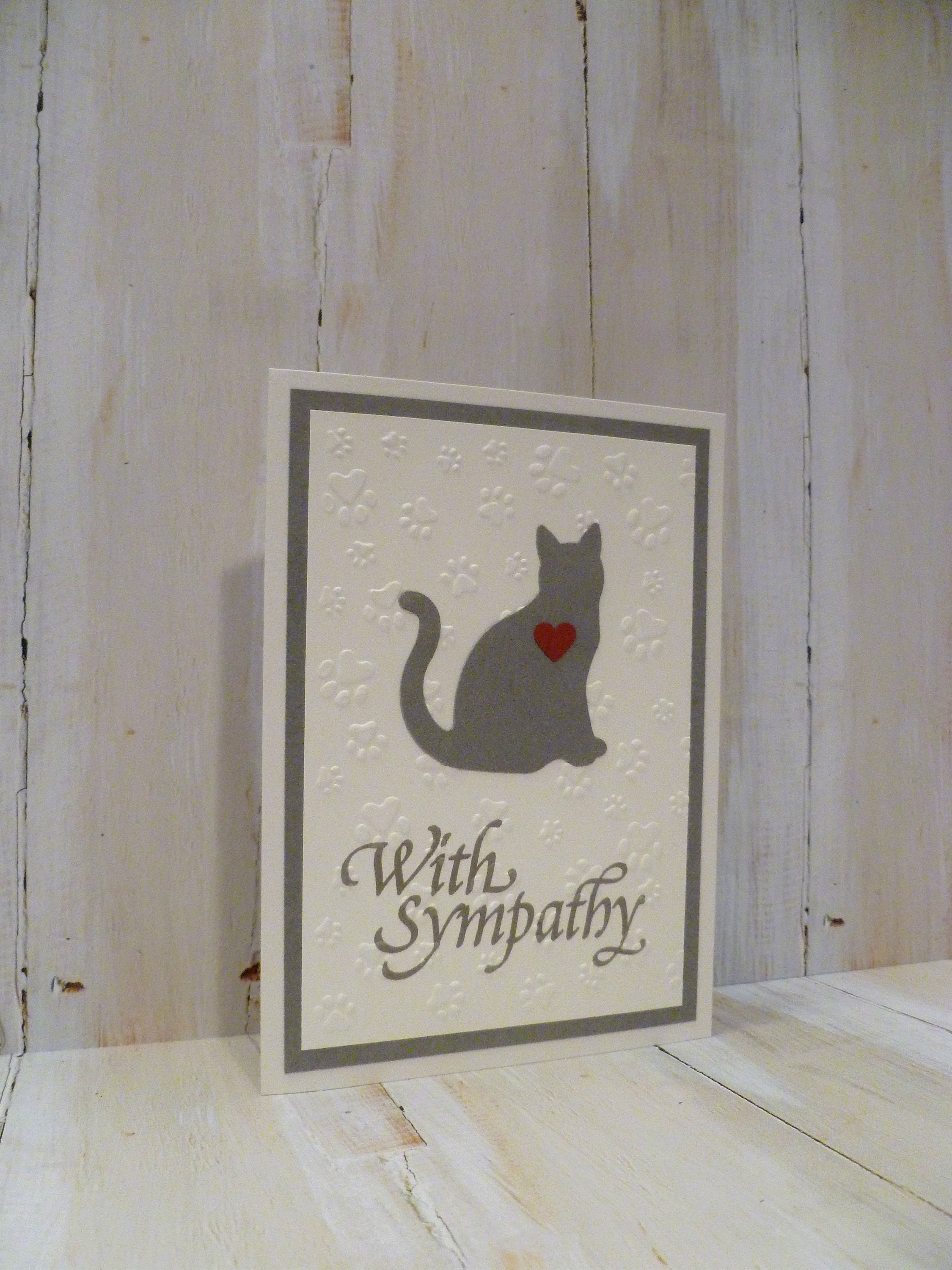 Handmade Russian Blue Sympathy Card Russian Blue Memorial | Etsy