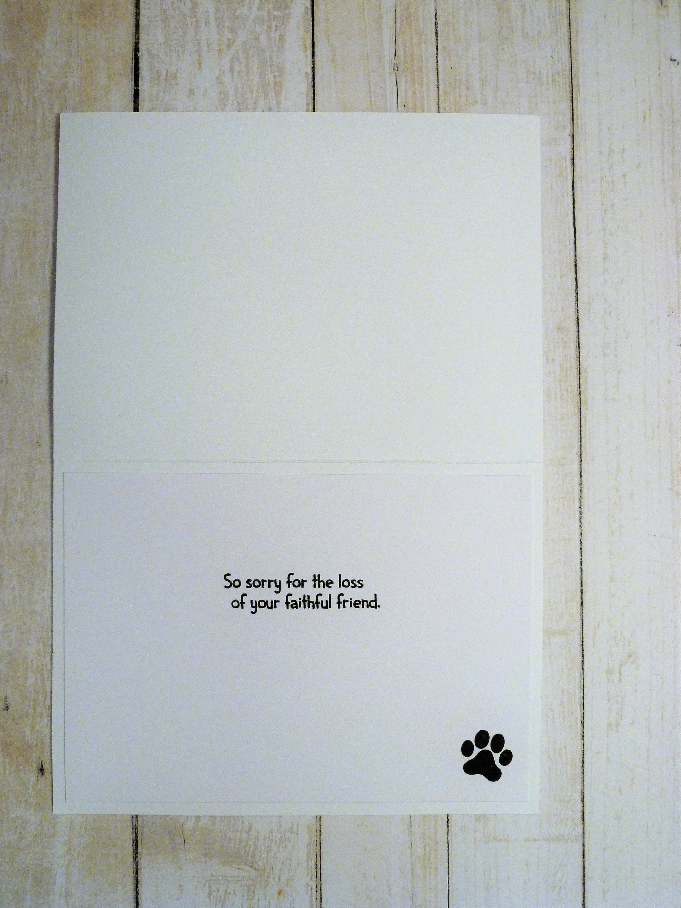 Handmade Black Great Dane Sympathy Card Great Dane Memorial - Etsy