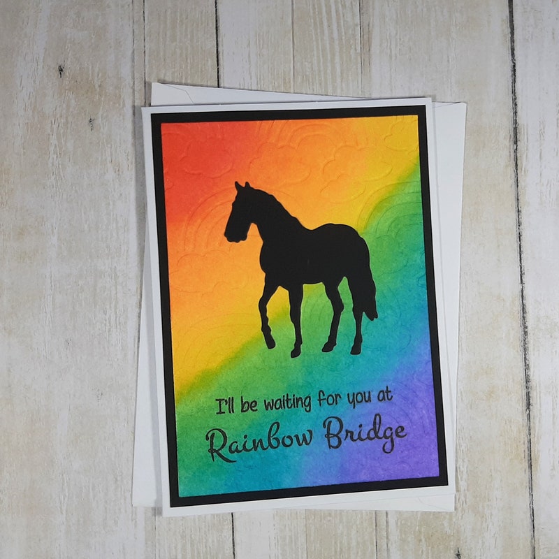 Rainbow Bridge Card - Etsy
