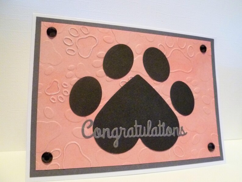 Handmade New Pet Adoption Greeting Card New Pet Card Dog | Etsy