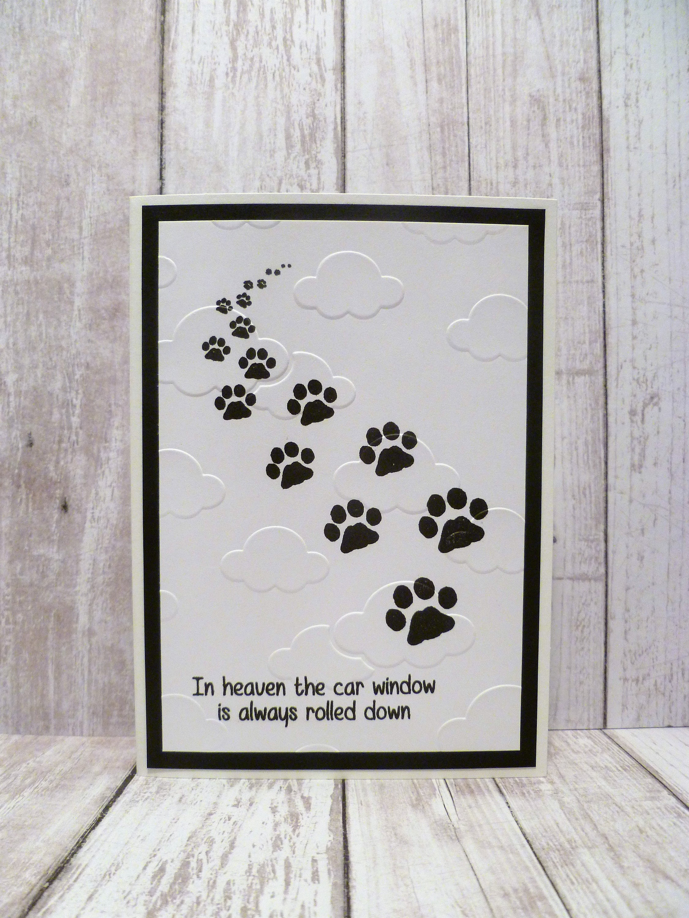 Handmade Pet Sympathy Card Pet Memorial Card Pet Condolence - Etsy