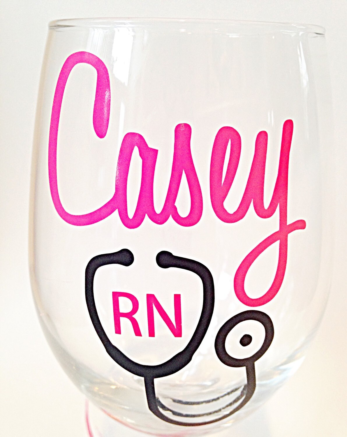Nurse Gift Nurse Wine Glass RN Wine Glass Medical Assistant - Etsy