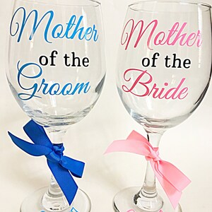 Mother of the Bride/groom Glass Set 2 Mother of the Bride - Etsy