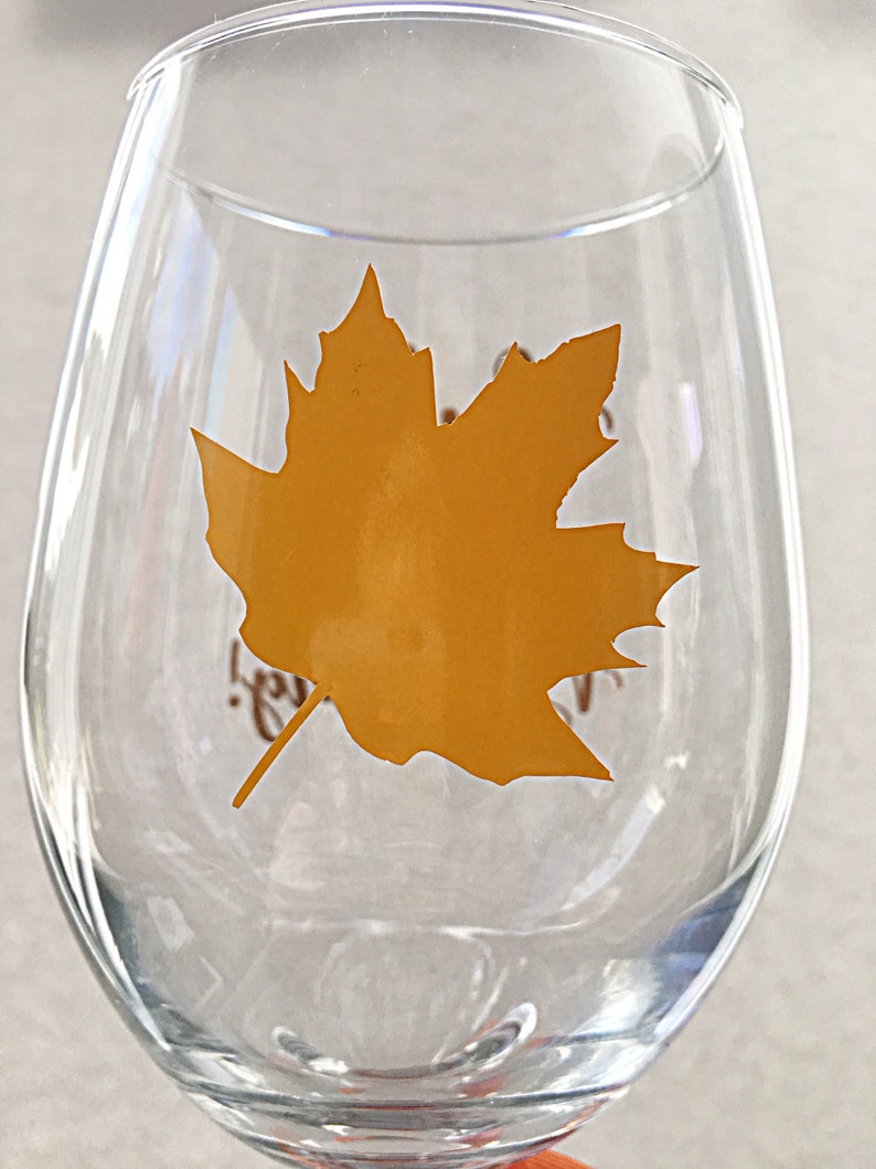 Fall is for Drinking Glass, Friendsgiving Wine Glass, Thanksgiving Wine ...