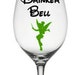 Tinkerbell Gift Disney Fan Glass Disney Wine Glass Disney - Etsy