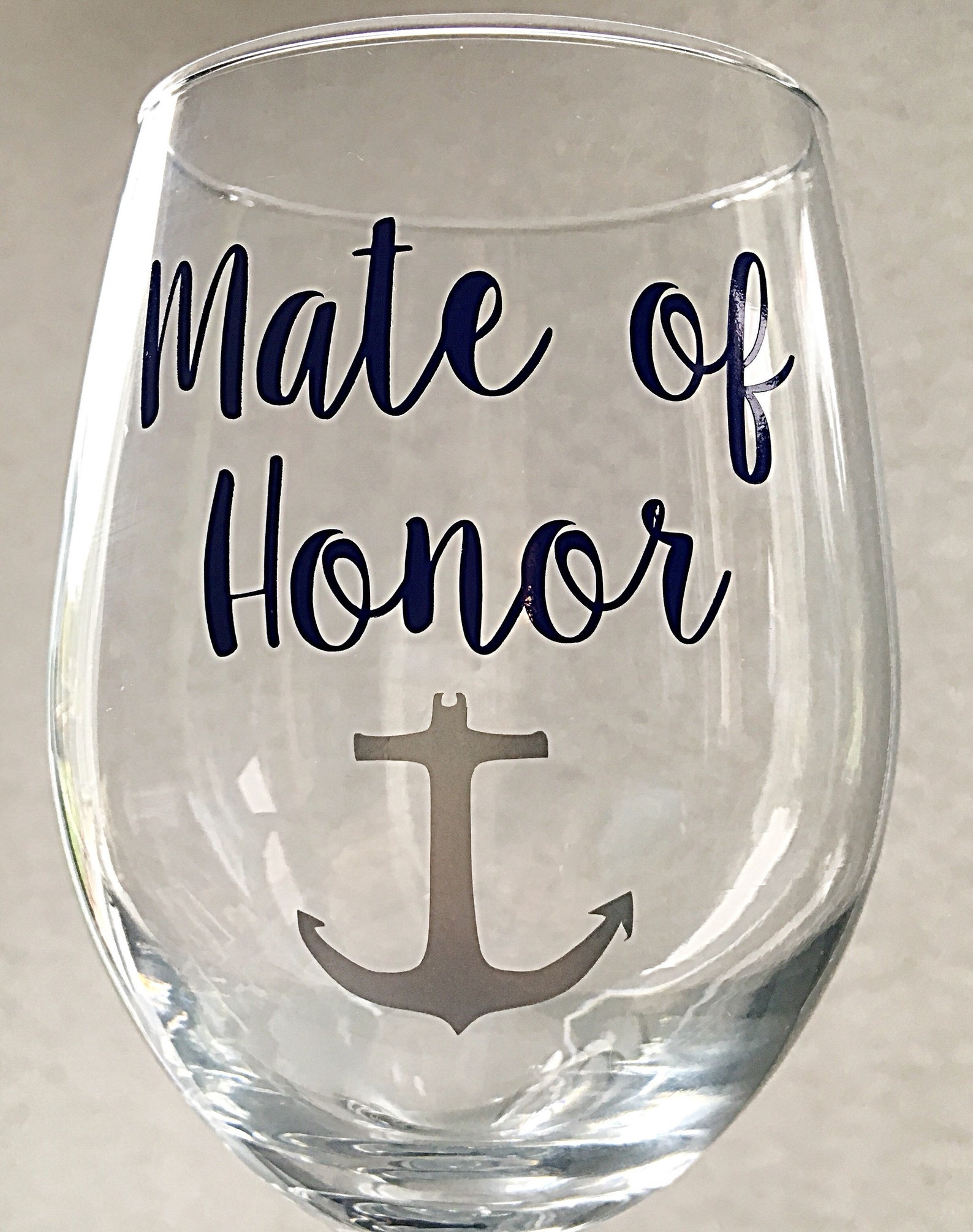 Bride, Bride Mates, Mate of Honor Gift Set of 3, Bridal Party Glasses ...