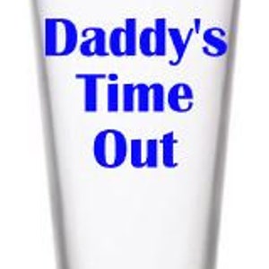 Mommys Time Out, Daddys Time Out Wine Glass and Pint Gift Set 2, New ...