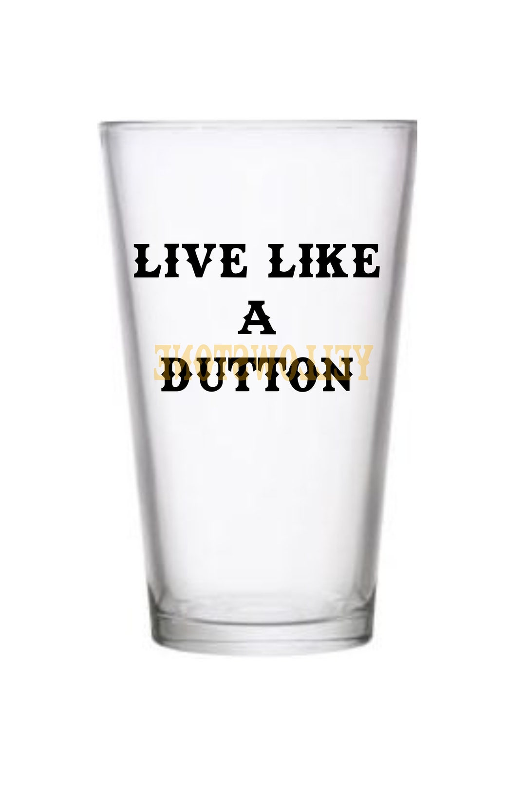 Yellowstone Beer Pint, Long Stemmed, or Stemless Glass, Yellowstone ...