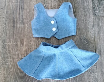 Cabbage Patch Doll Clothes, Handmade 16 Inch Size Pink and Black Romper ...