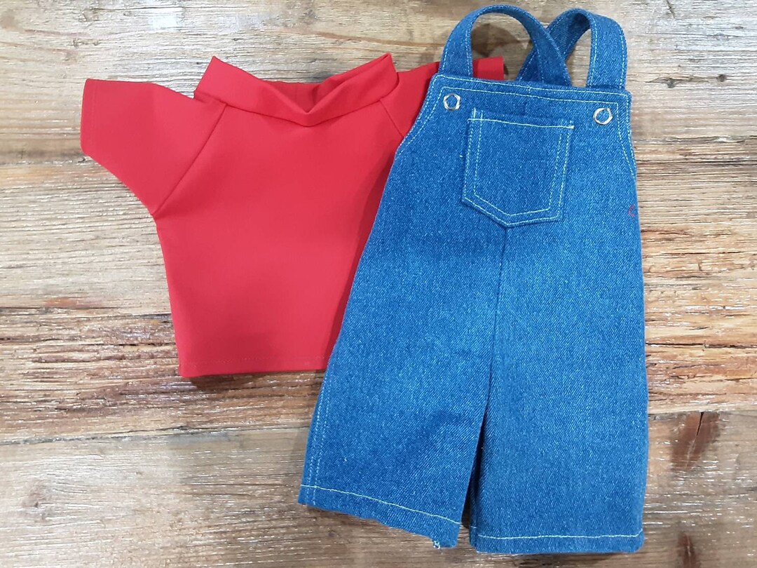 Cabbage Patch Doll Clothes, 16 Inch Size Boys-girls Red T-shirt and ...