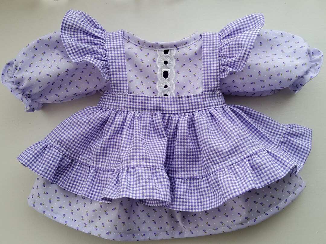 Cabbage Patch Doll Clothes, 16 Inch Size Lavender/purple Rosebud ...