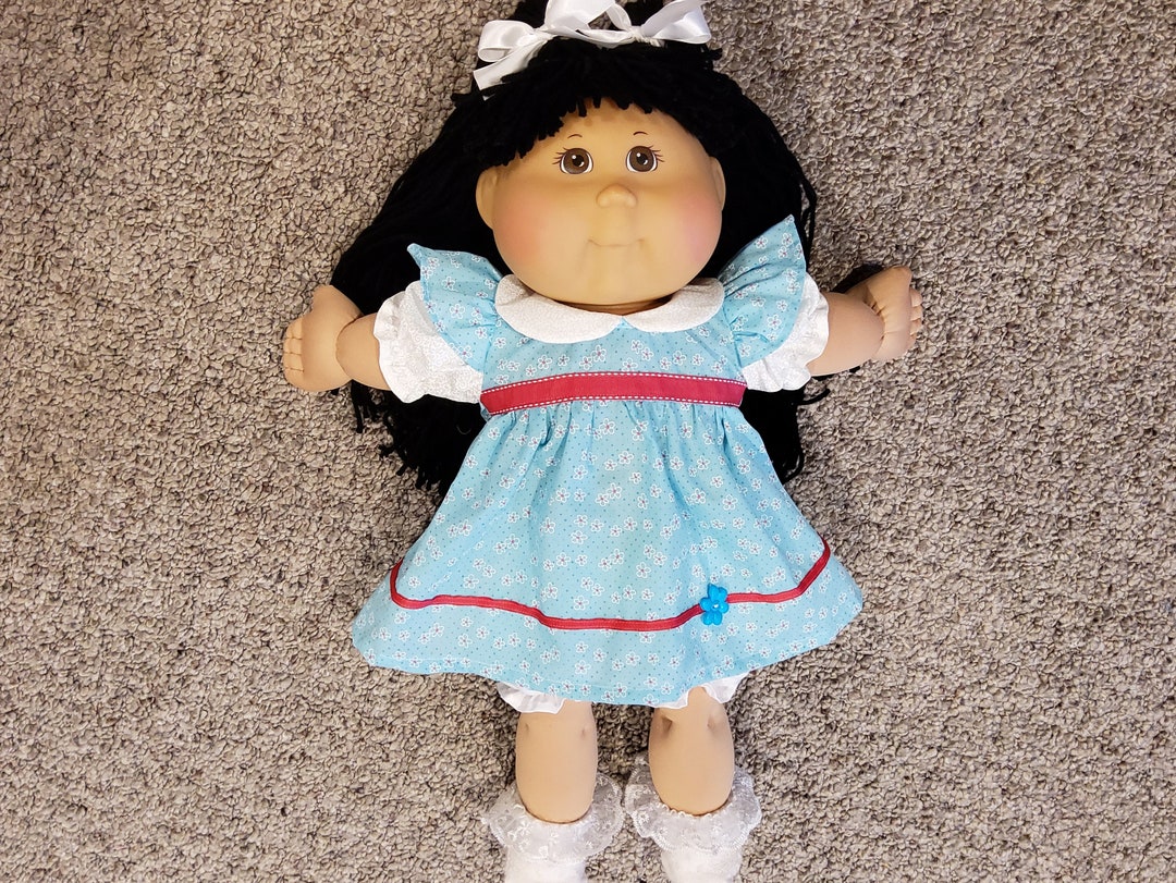 BLE/TRU Cabbage Patch Doll Clothes, 20 Inch Size Aqua/teal/rose Floral ...
