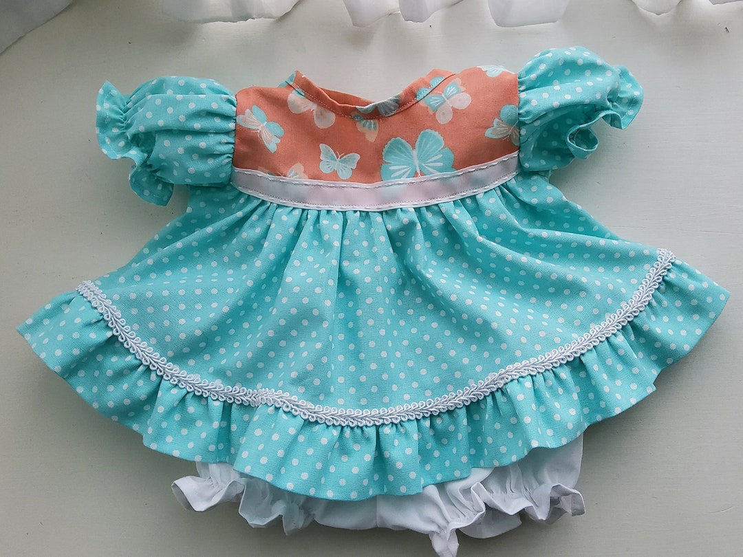 Cabbage Patch Doll Clothes, 16 Inch Size Orange and Teal Butterfly 2 ...