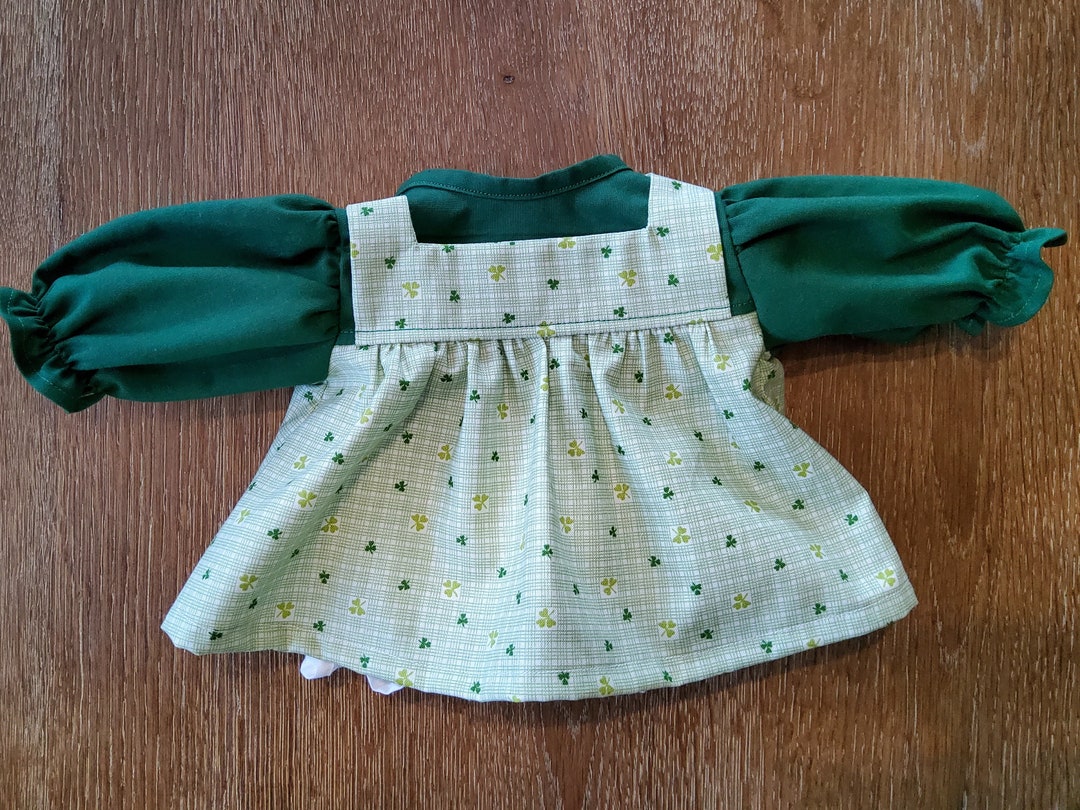 Cabbage Patch Doll Clothes, Handmade 16 Inch Size Long-sleeve Shamrock ...