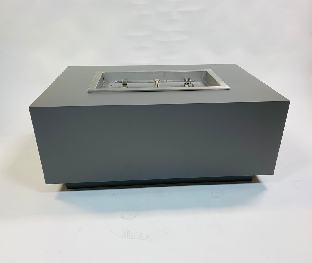 Rectangle Fire Pit *available in Custom Colors* - Etsy