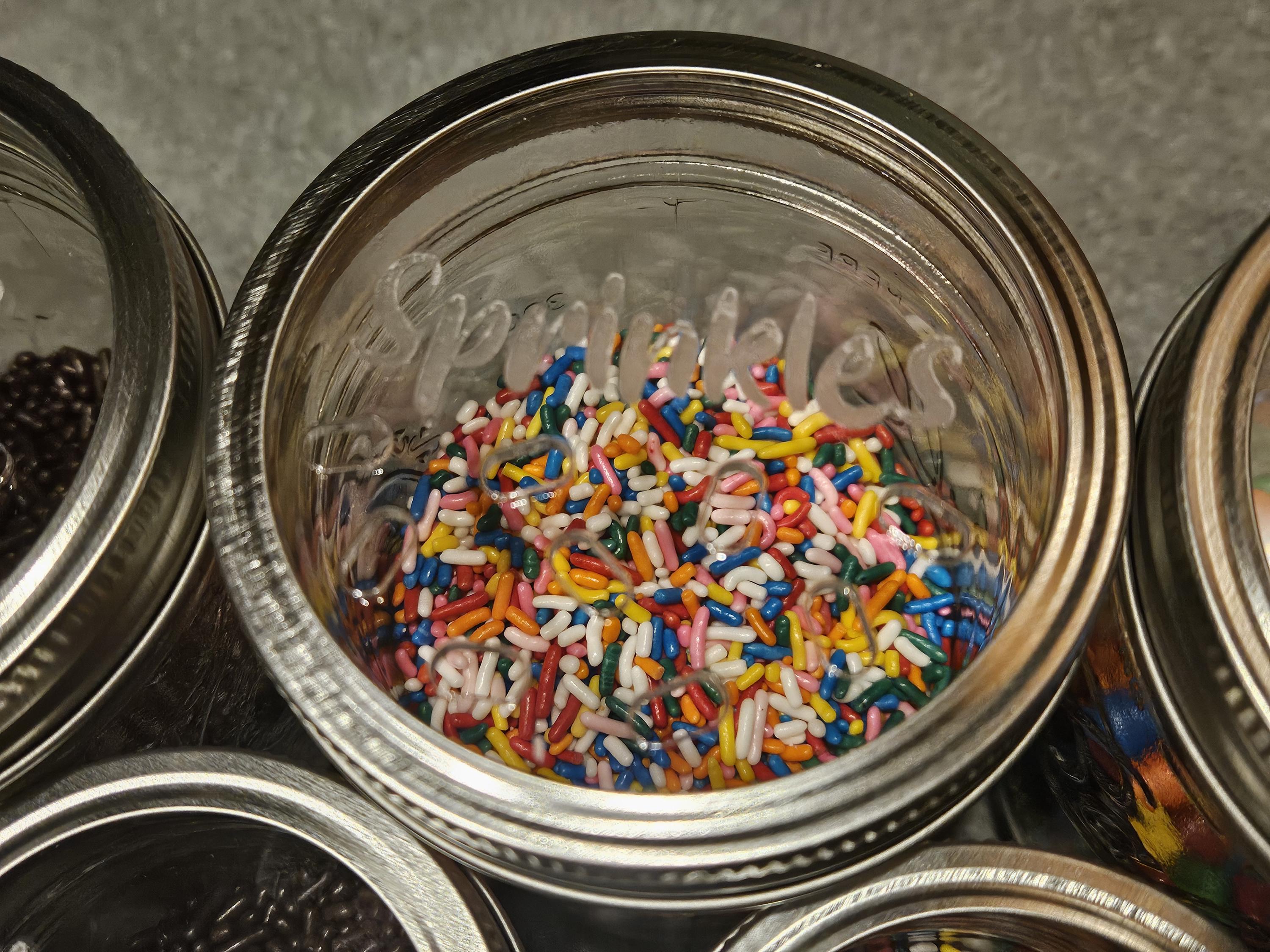 Mason Jar Candy Sprinkler Topper Set - Etsy