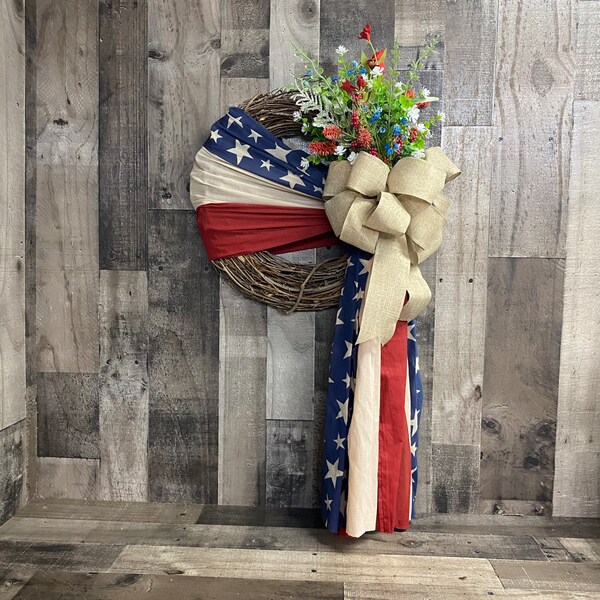 Veterans Day Wreath - Etsy