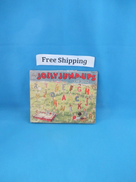 Vintage Jolly Jump Ups ABC Book Children Kid Child Booklet - Etsy