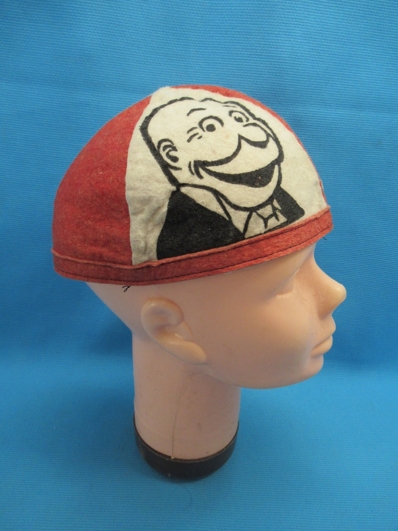 Vintage Cartoon Character Beanie Hat Cap, Head Gear, Rare Unusual, Free ...