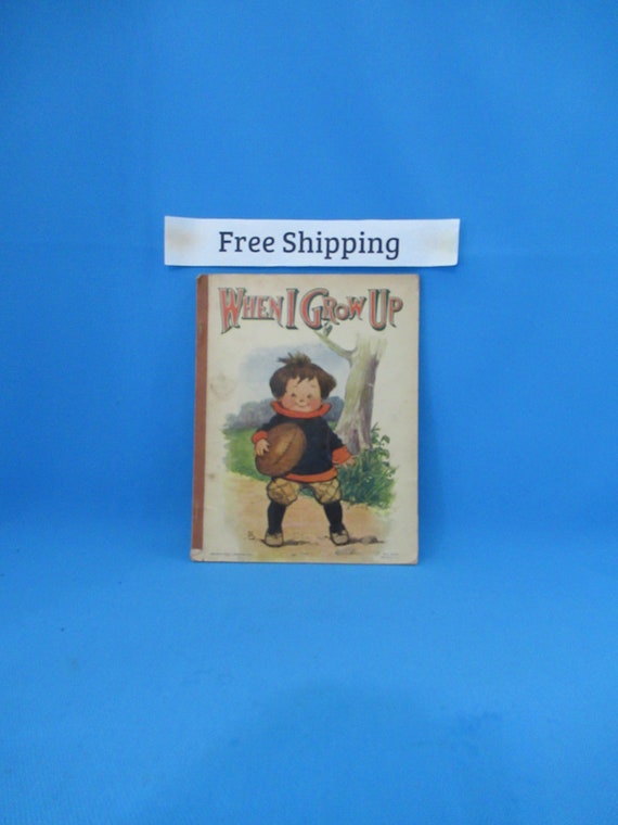 Vintage Children's Kid's Book When I Grow Up Chimney | Etsy