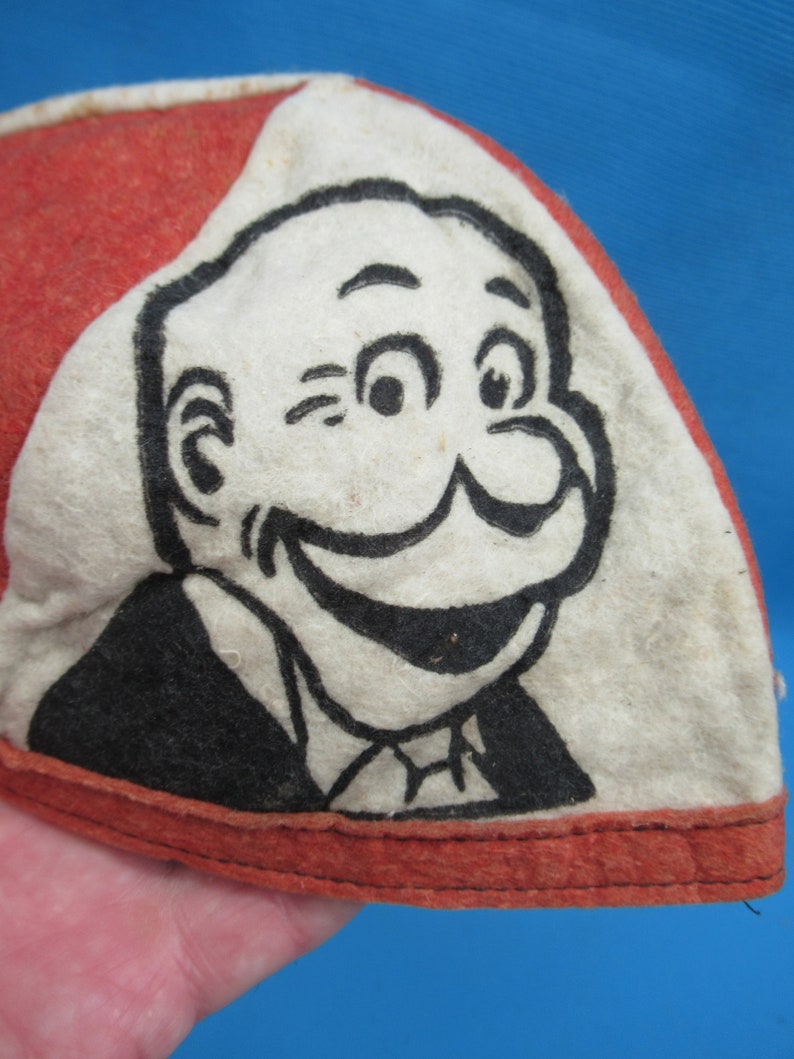 Vintage Cartoon Character Beanie Hat Cap, Head Gear, Rare Unusual, Free ...