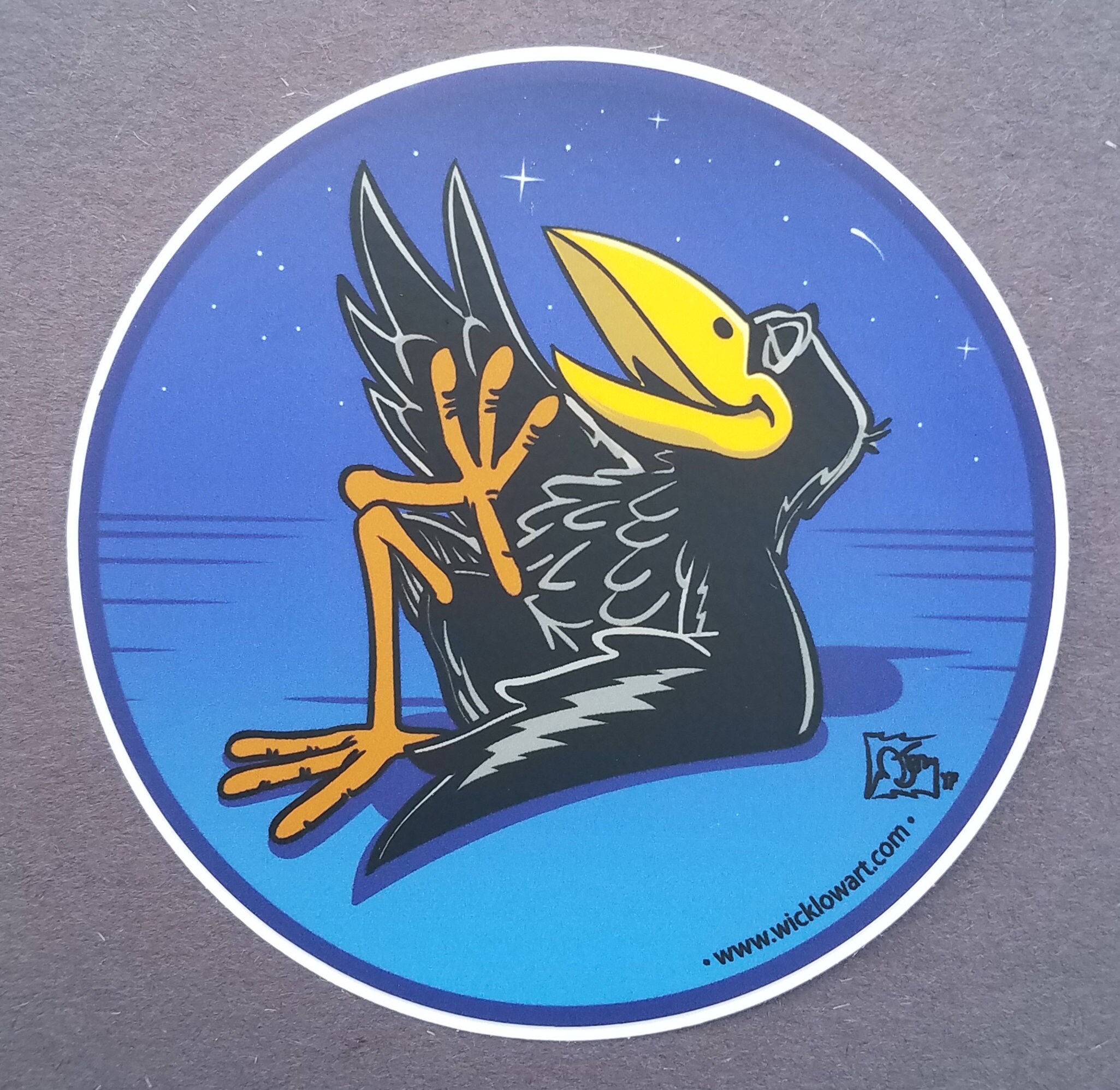 Laughing Crow vinyl decal | Etsy