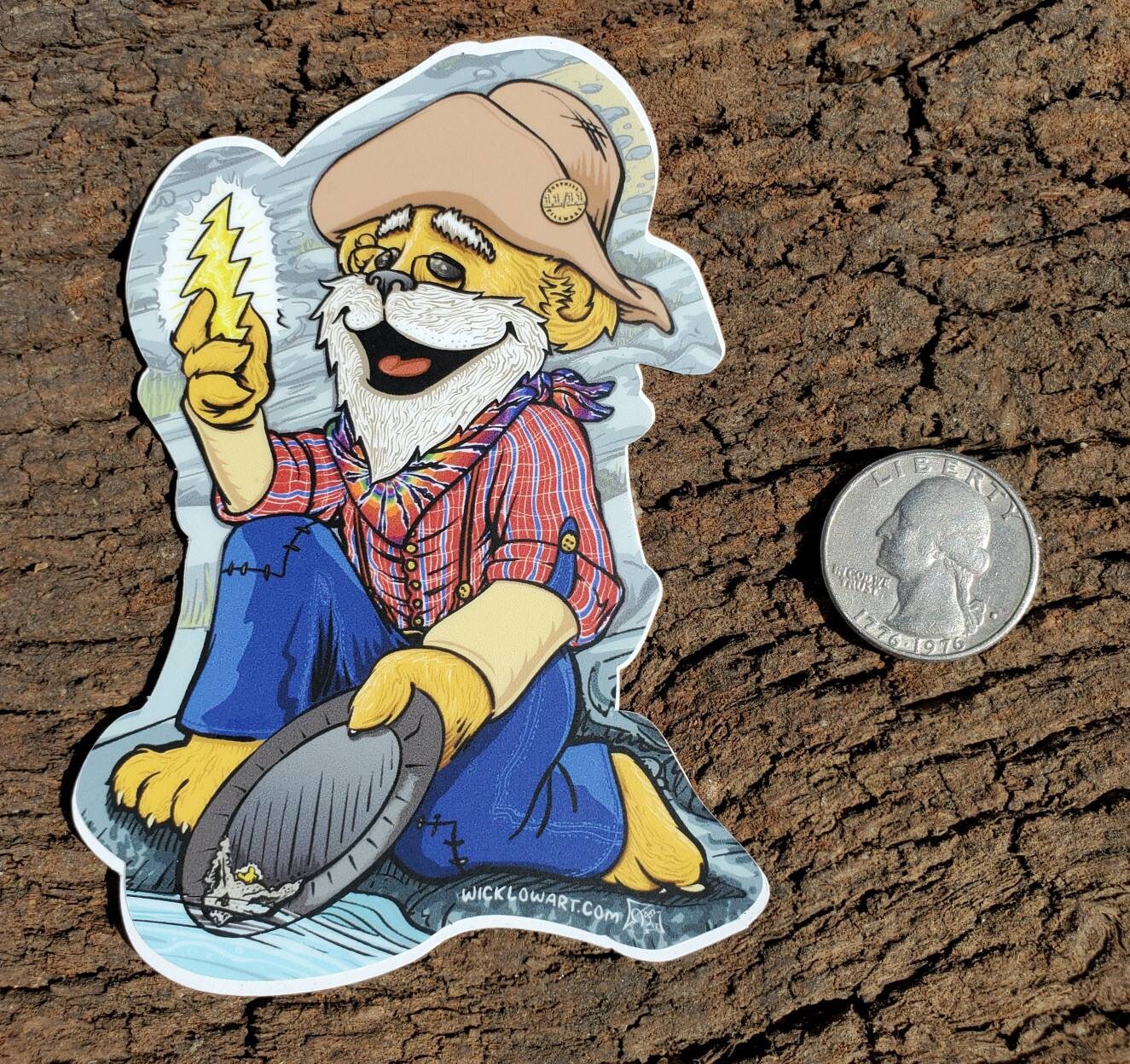 Prospector Bear Vinyl Decal - Etsy