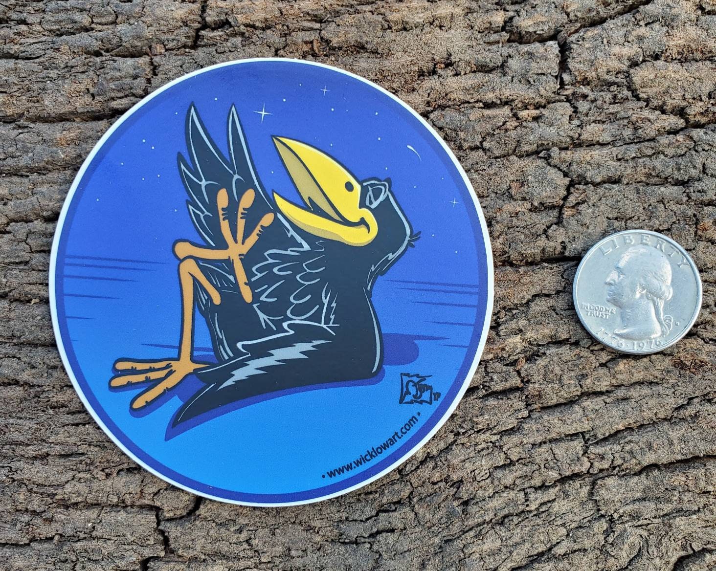 Laughing Crow Vinyl Decal - Etsy