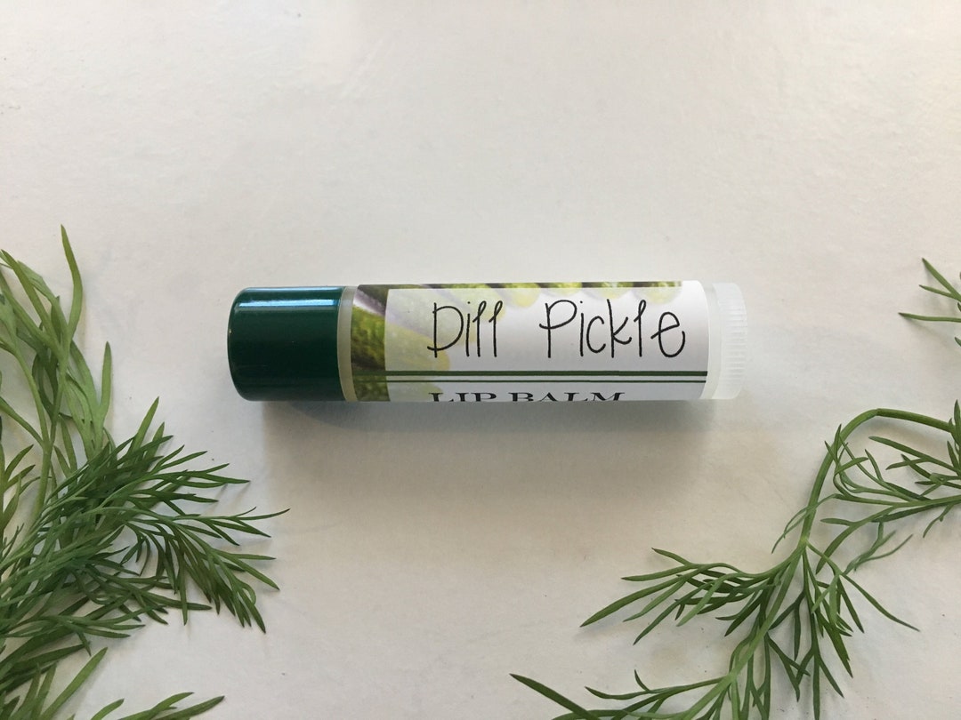 Dill Pickle Lip Balm - Organic Ingredients, Essential Oils, No ...