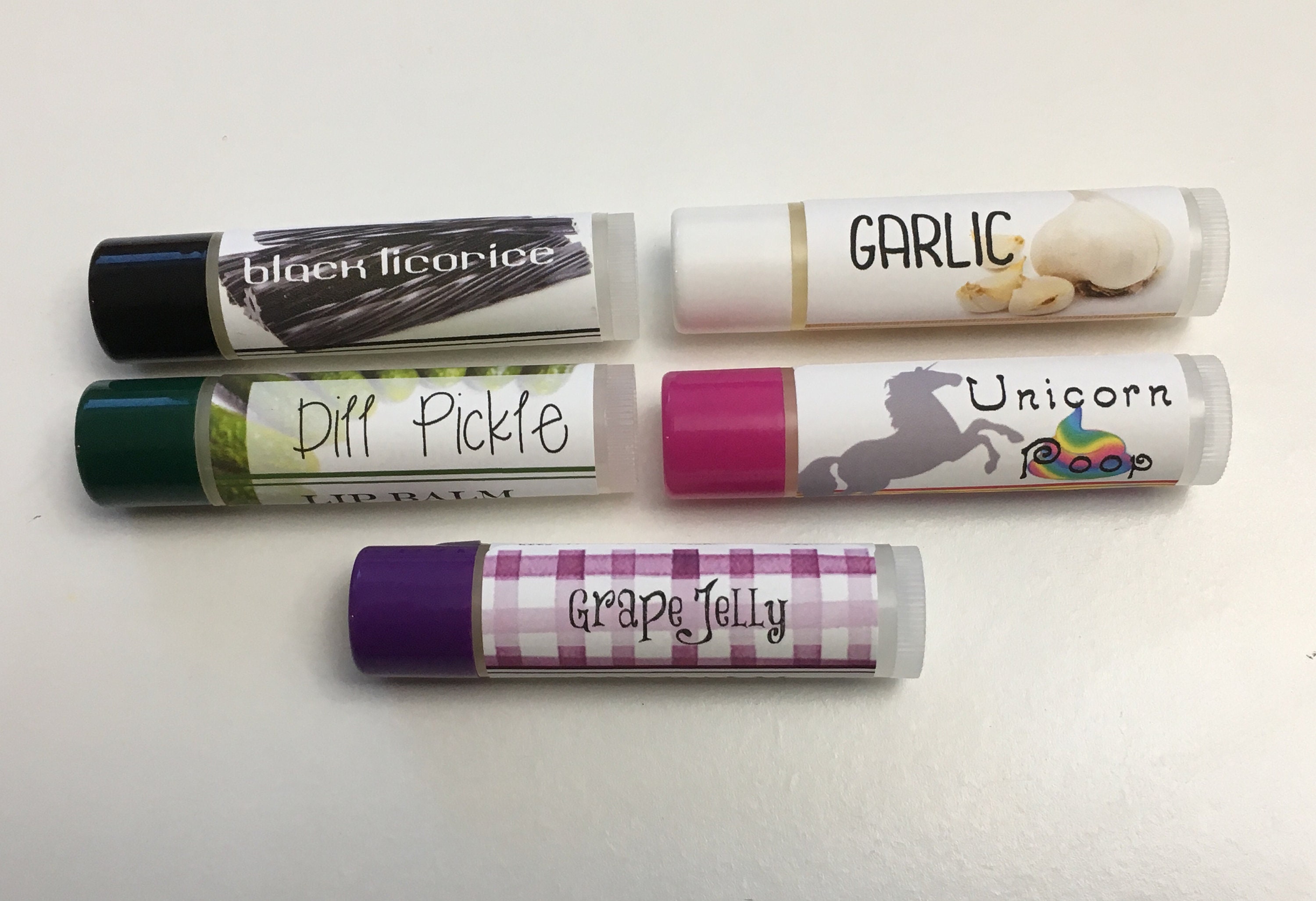 Unique Lip Balm Flavors Organic Ingredients Essential Oils | Etsy