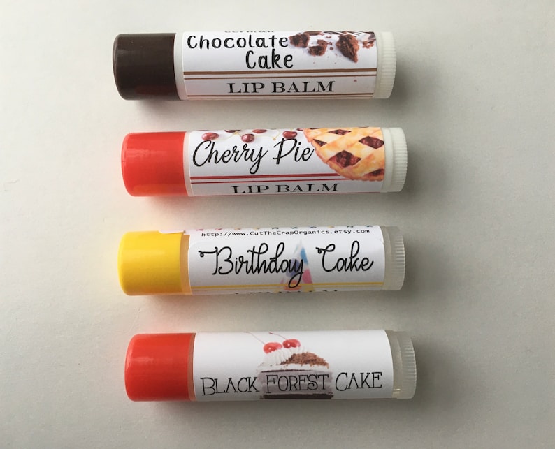 Bakery Delights: Natural Lip Balm Set - Etsy