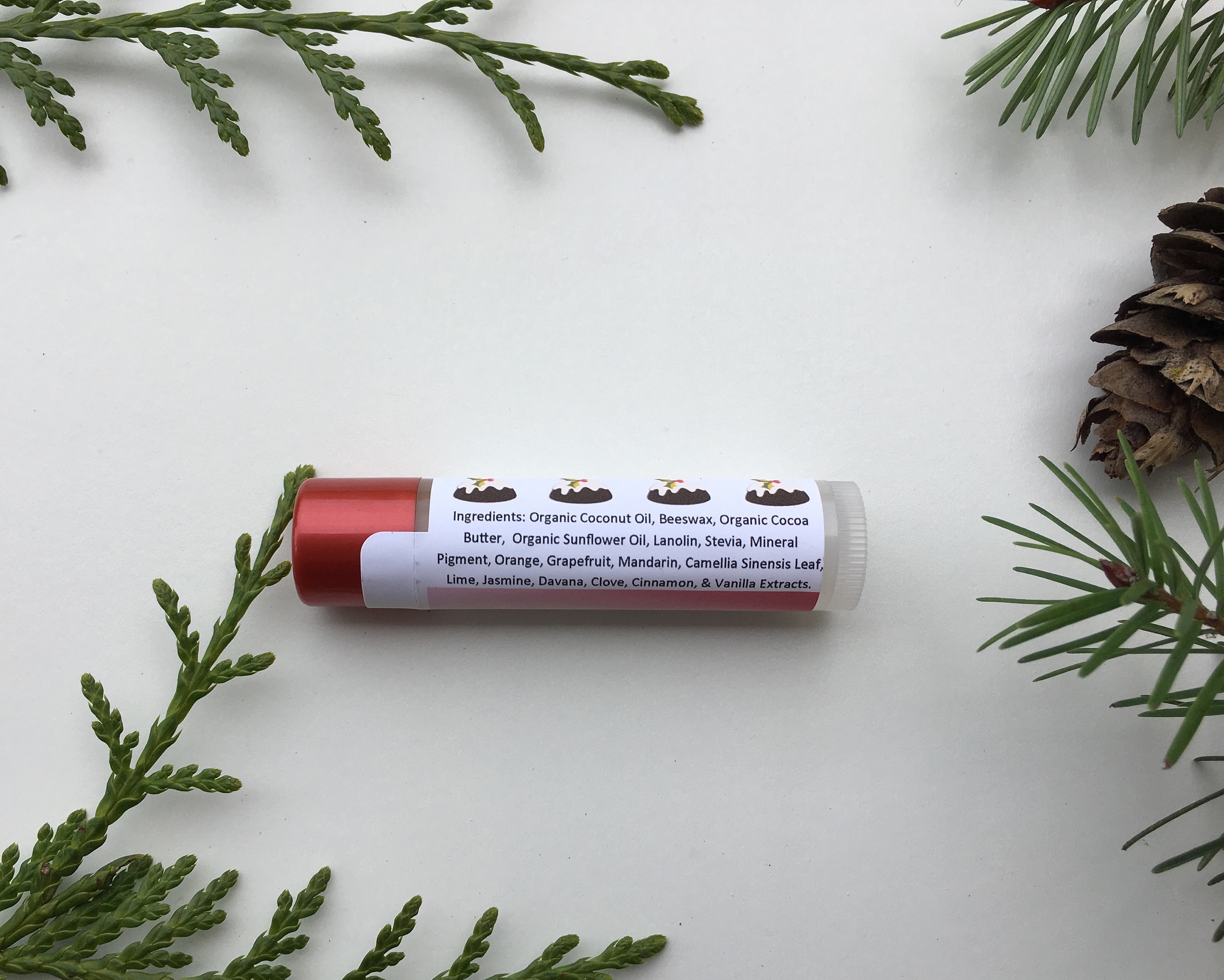 Figgy Pudding Lip Balm Organic Ingredients Essential Oils - Etsy