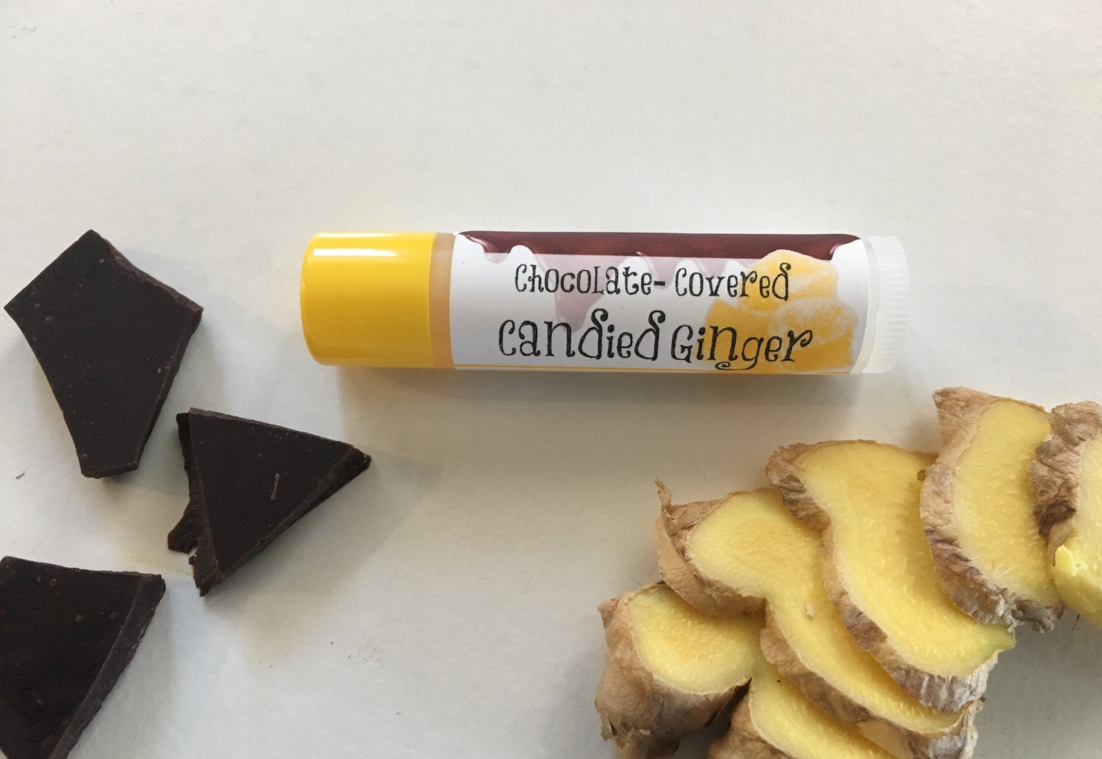 Candied Ginger Lip Balm Organic Ingredients Essential Oils - Etsy