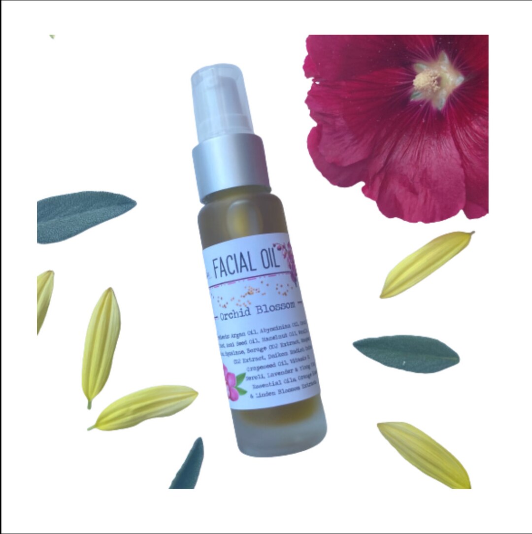 Orchid Blossom Facial Oil - Orcis Mascula Extract, Argan Oil ...