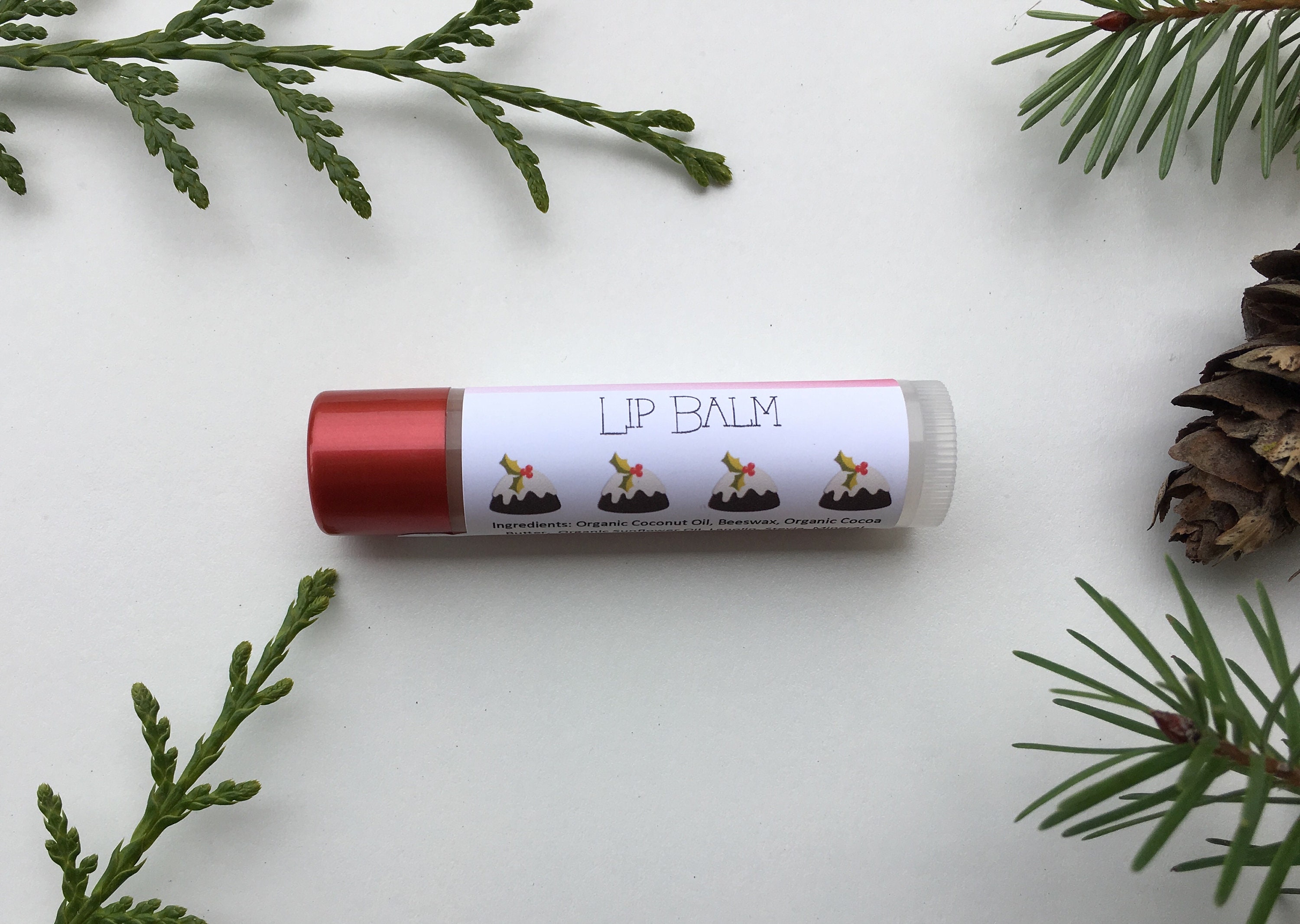 Figgy Pudding Lip Balm Organic Ingredients Essential Oils - Etsy