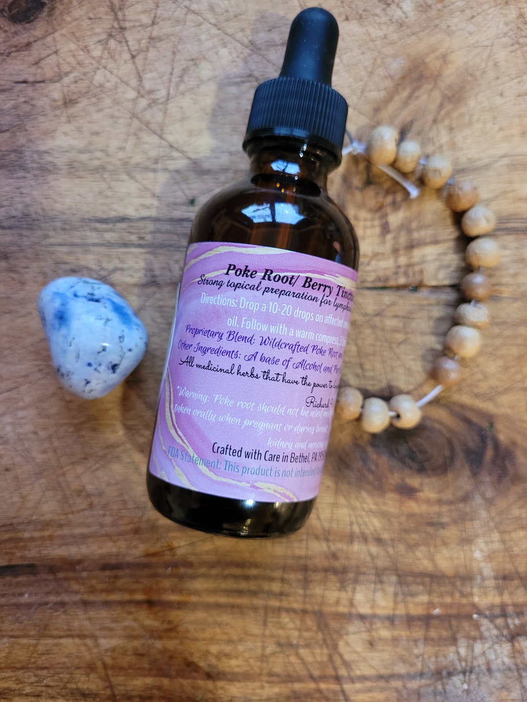 2 Oz Extract Bottle of Poke Root and Poke Berry, Alcohol Base ...
