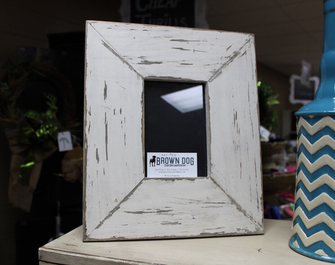 Rustic Wooden 5x7 Photo Frame - Etsy