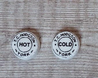 21 Mm Pair of Ceramic Tap Inserts, Hot and Cold Tap Indices - Etsy