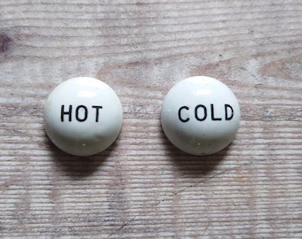 21 Mm Pair of Ceramic Tap Inserts, Hot and Cold Tap Indices - Etsy