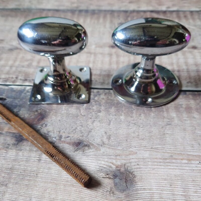 Chrome Knobs - Etsy